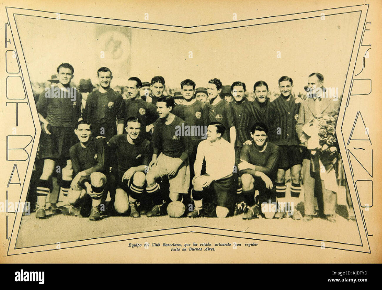 Football Club Barcelona 1928 Stock Photo - Alamy