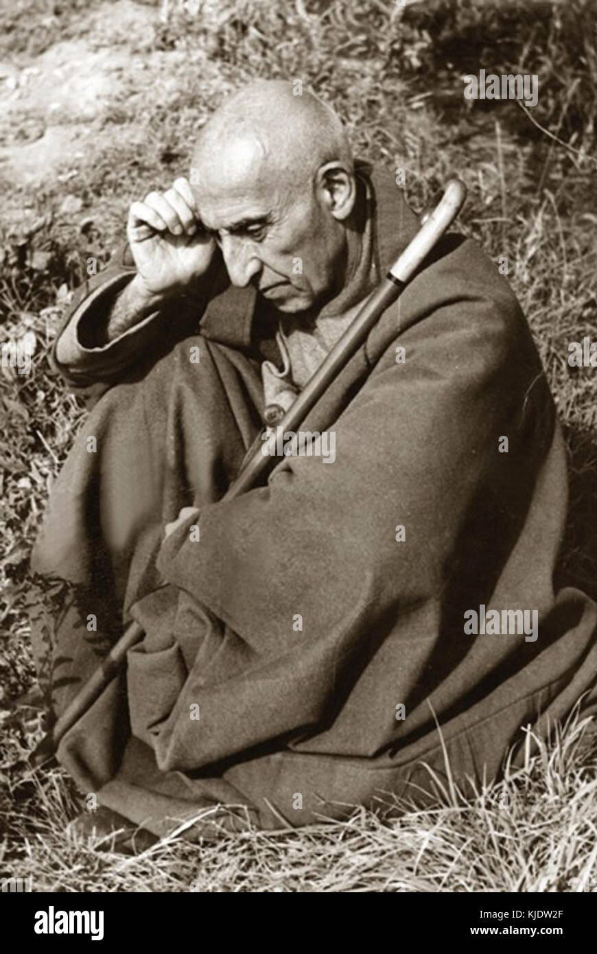 This photograph features Mohammad Mosaddeq, the former Prime Minister ...