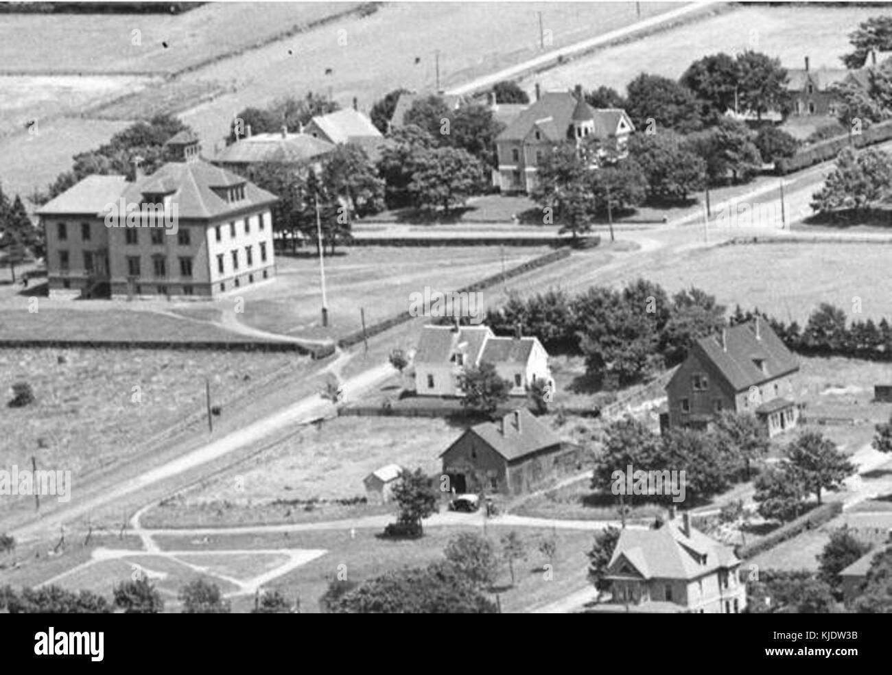 Milton School Yarmouth NS 1931 Stock Photo - Alamy