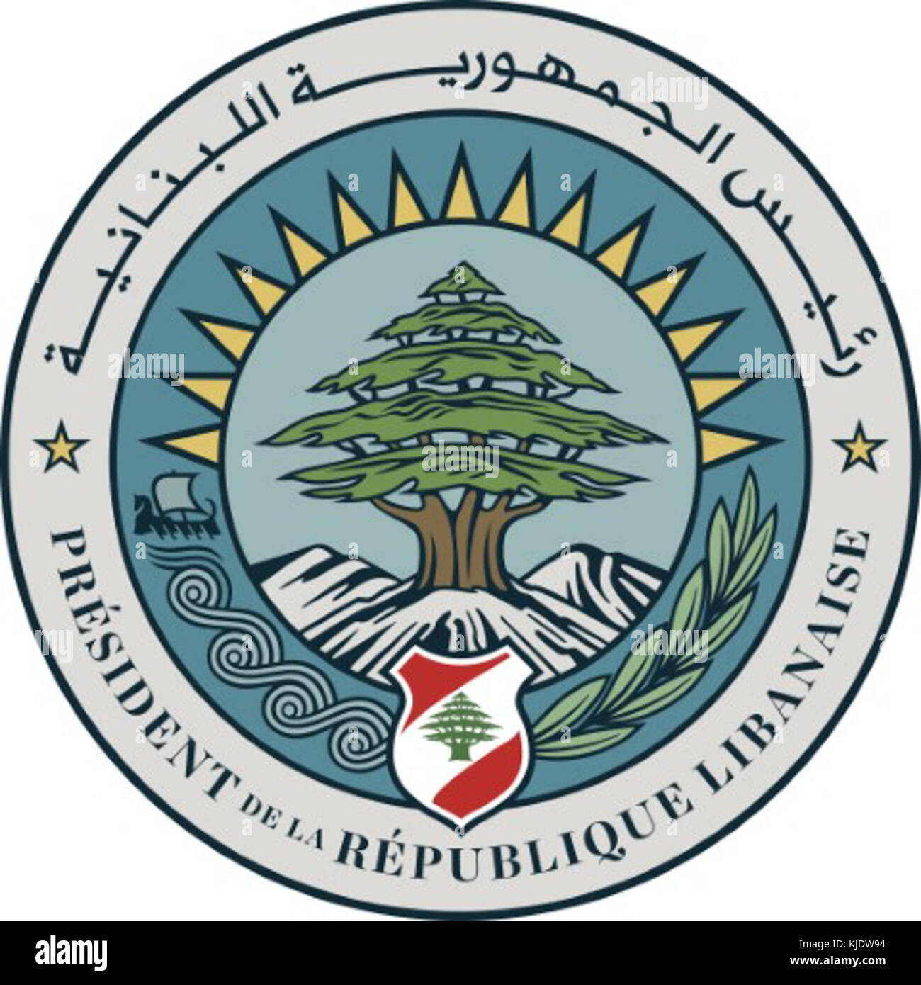 National emblem of lebanon hi-res stock photography and images - Alamy