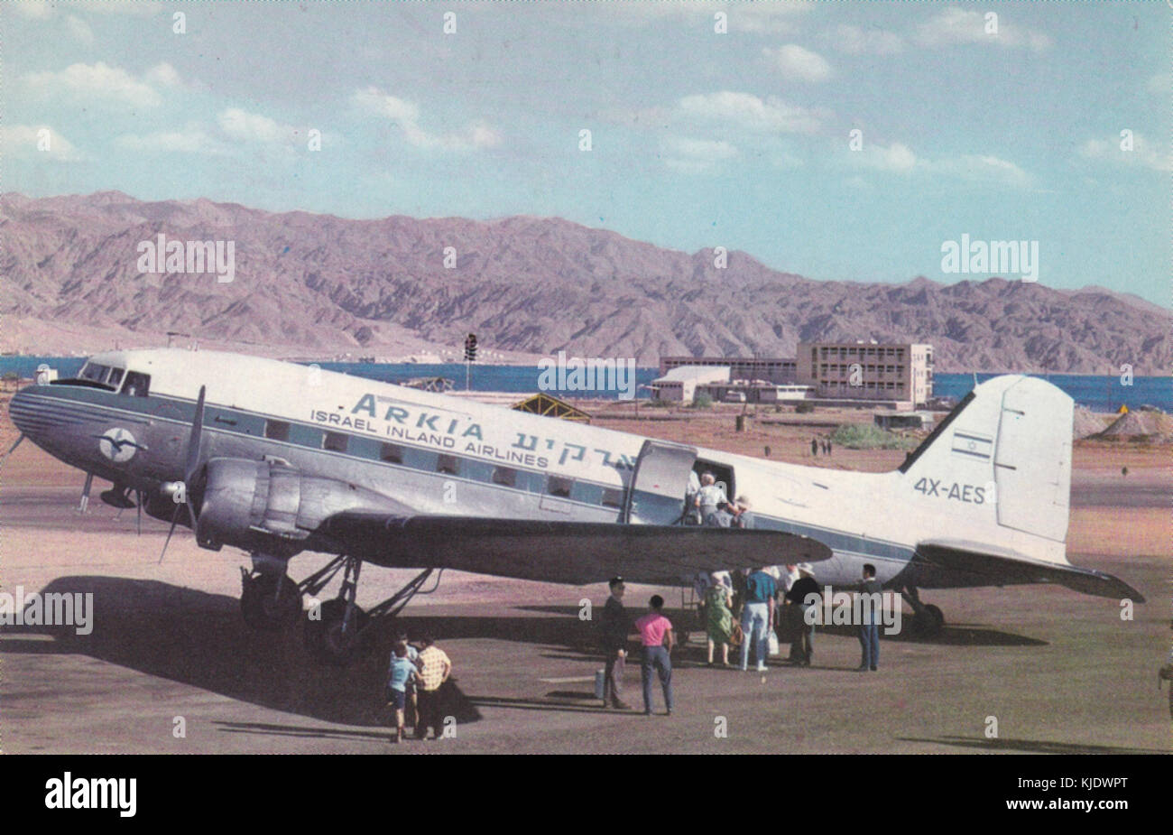 4X AES Eilat postcard e Stock Photo - Alamy