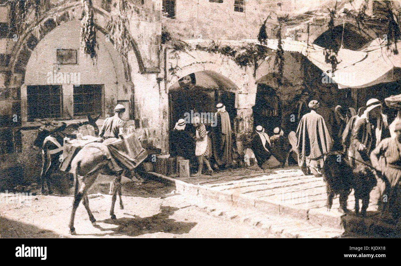 607 Jerusalem Street Scene Stock Photo - Alamy