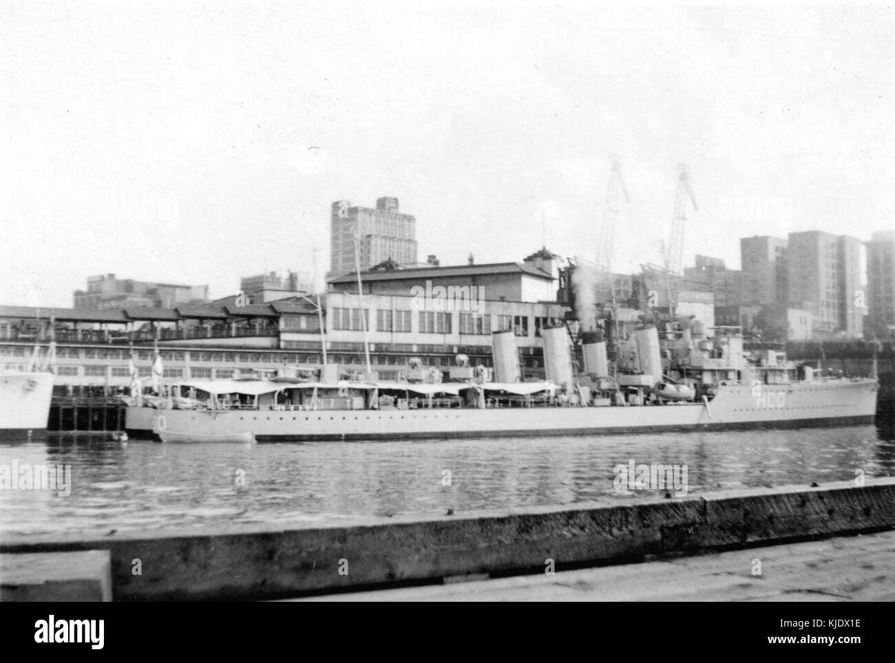 H.M.C.S. Restigouche at Vancouver 1939 Stock Photo - Alamy