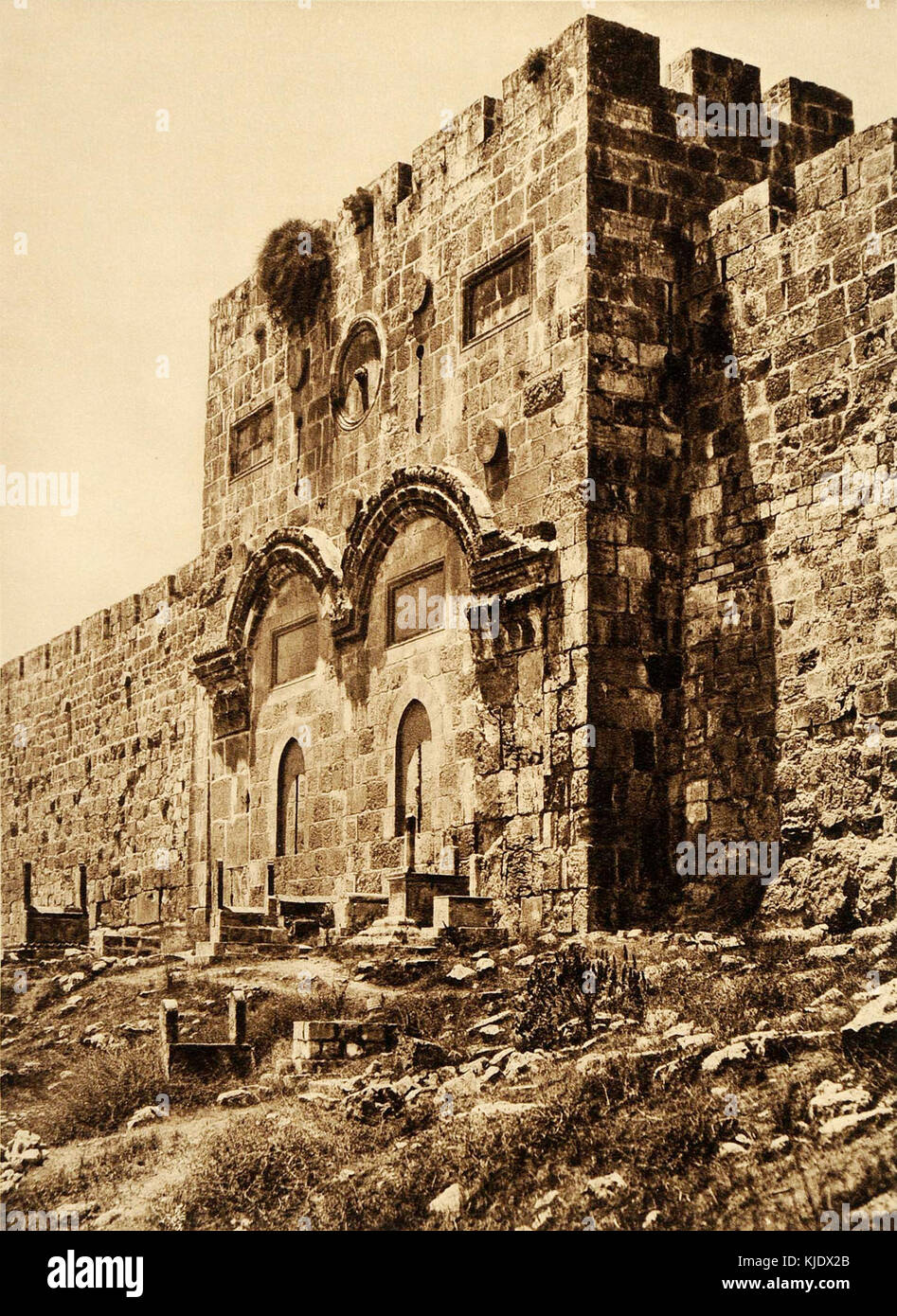 611 Jerusalem Golden Gate Stock Photo - Alamy