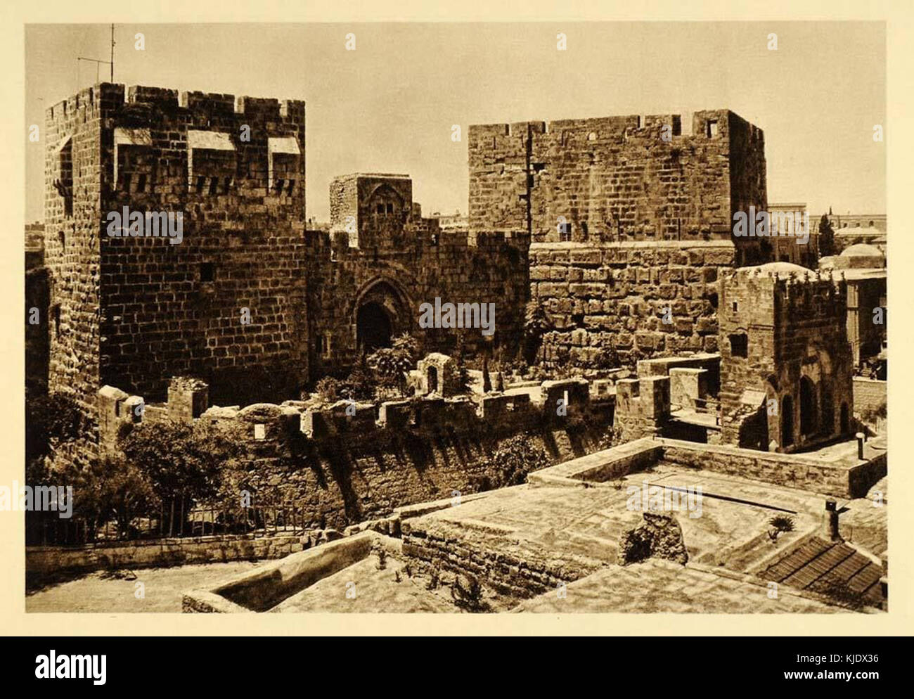 Jerusalem citadel tower known hi-res stock photography and images - Alamy