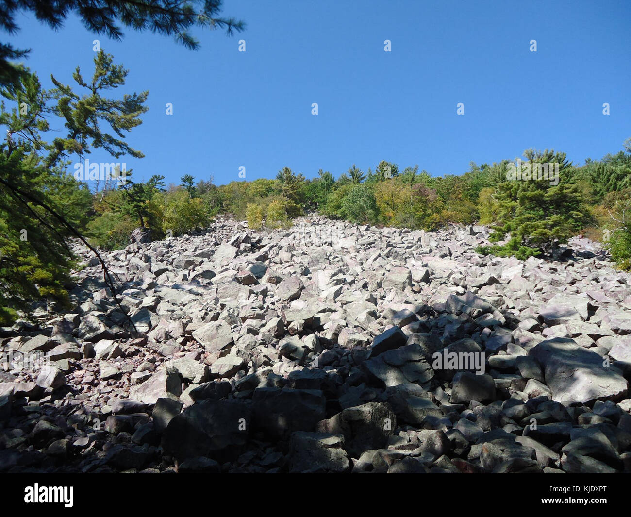 Gfp wisconsin devils lake state park rocky side Stock Photo - Alamy