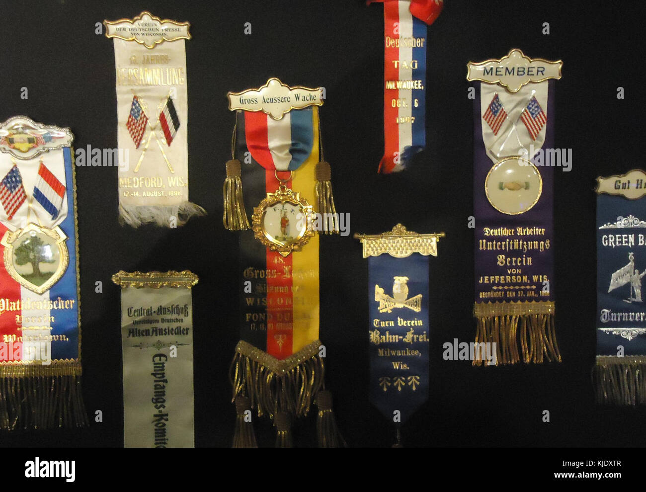 Gfp wisconsin badges of organizations and awards Stock Photo - Alamy