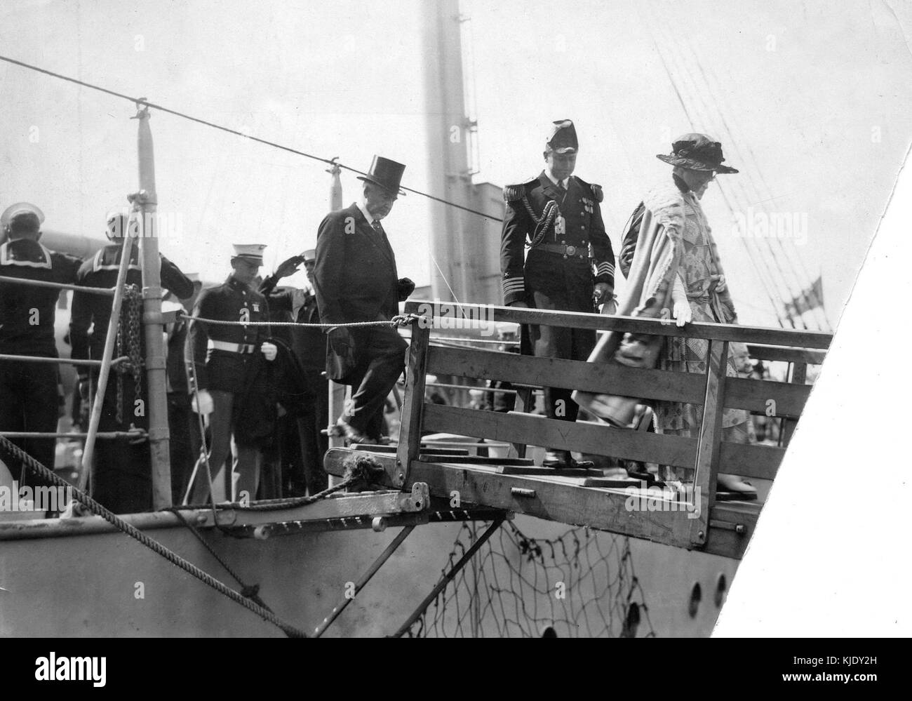 President Harding visits Vancouver July 1923 Stock Photo - Alamy