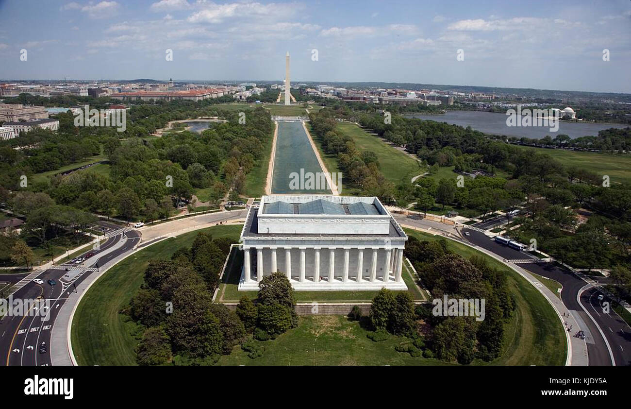 National mall aerial hi-res stock photography and images - Alamy