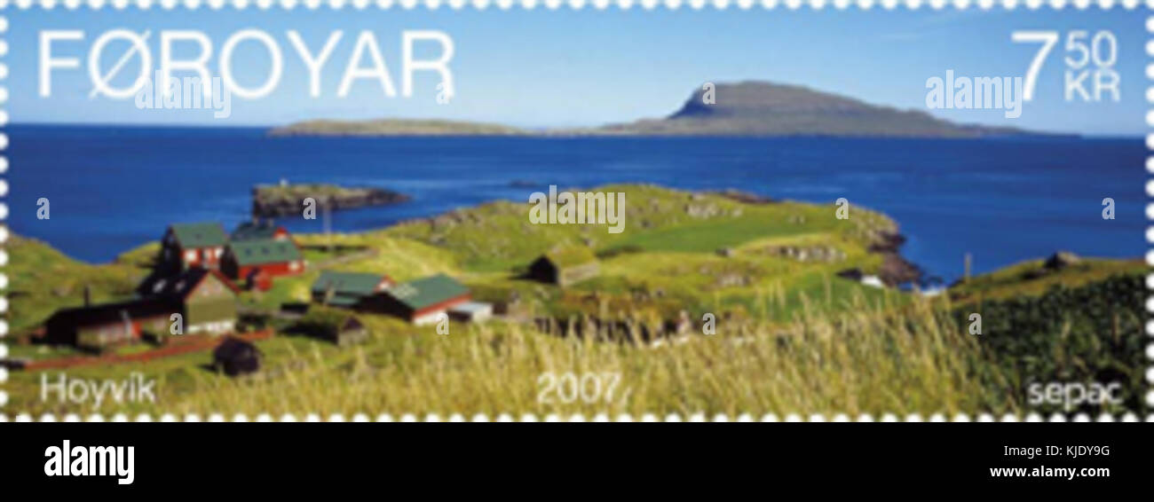 Faroe islands postage stamp hi-res stock photography and images - Alamy