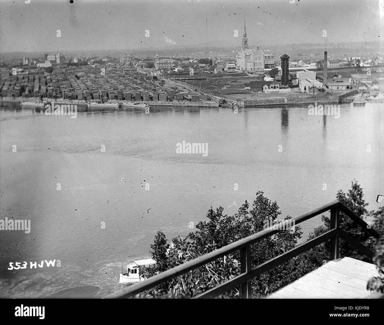 Hull, Quebec from Ottawa 1896 Stock Photo - Alamy