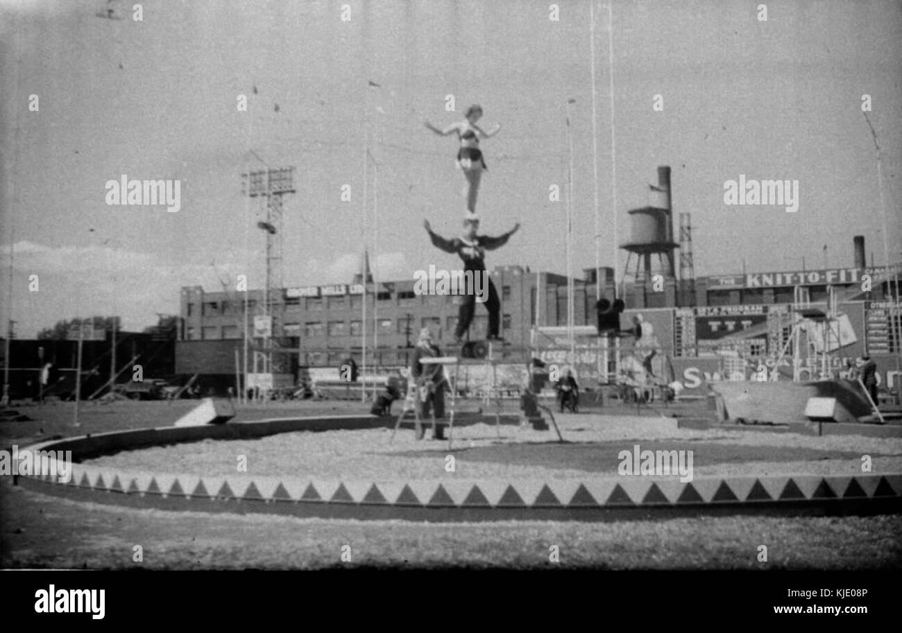 Circus. Circus Scenes BAnQ P48S1P16311 Stock Photo - Alamy