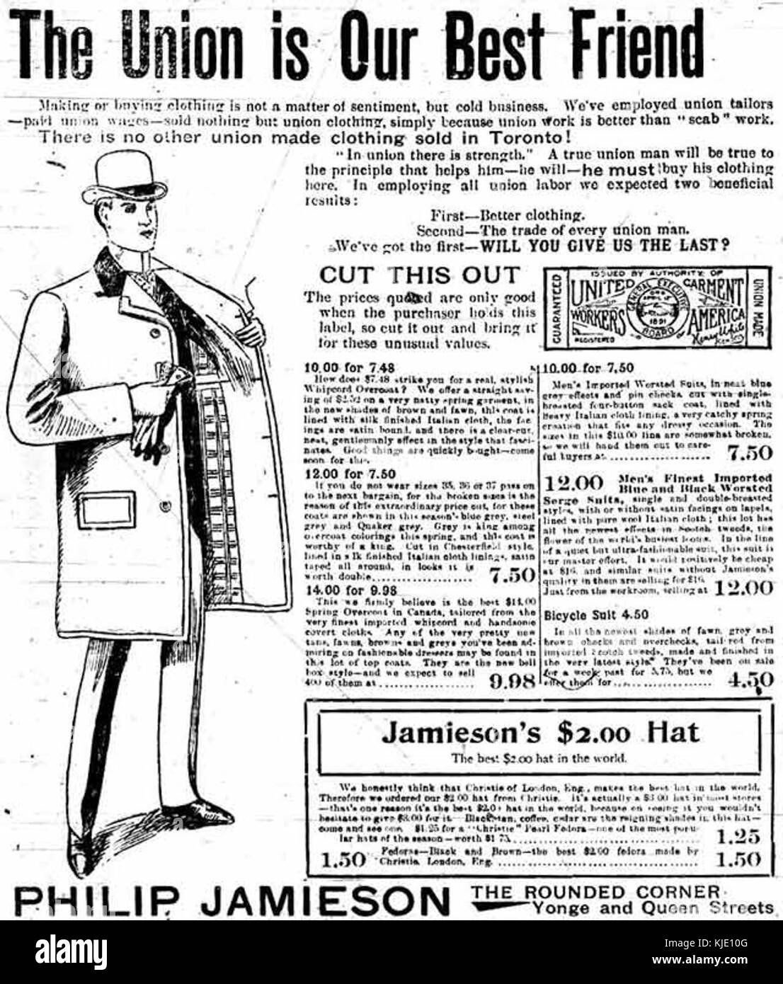 1900 advertisement hi-res stock photography and images - Alamy