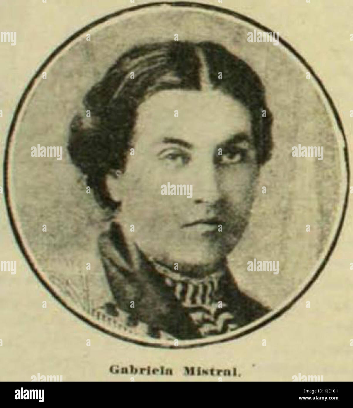 Gabriela Mistral, a renowned Chilean poet, is pictured here in 1920 ...