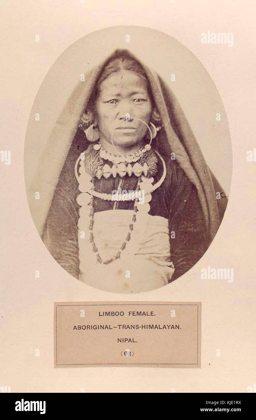 Limboo female, aboriginal, trans Himalayan, Nipal Stock Photo - Alamy