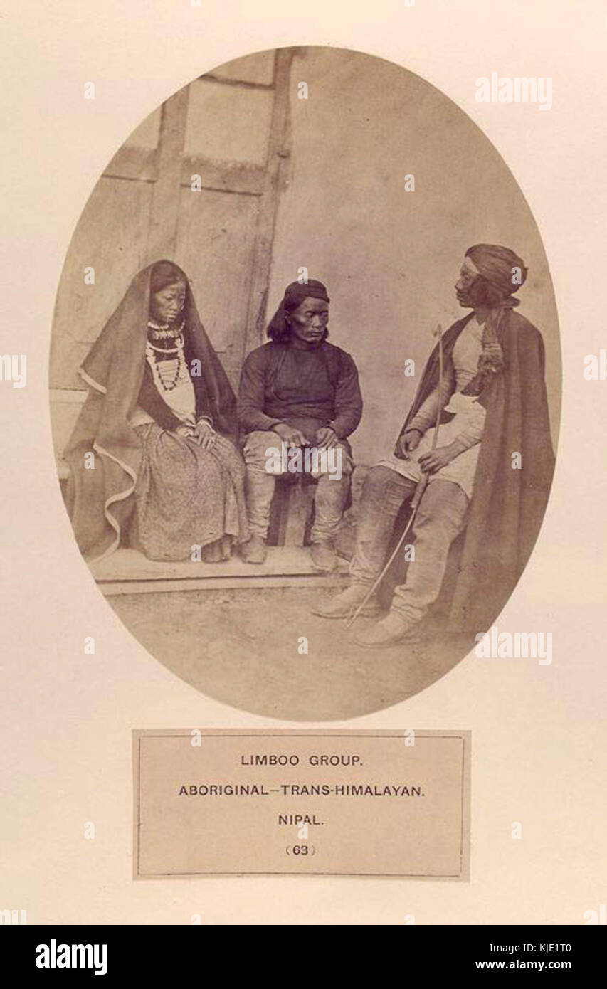 Limboo group, aboriginal, trans himalayan Nipal Stock Photo - Alamy