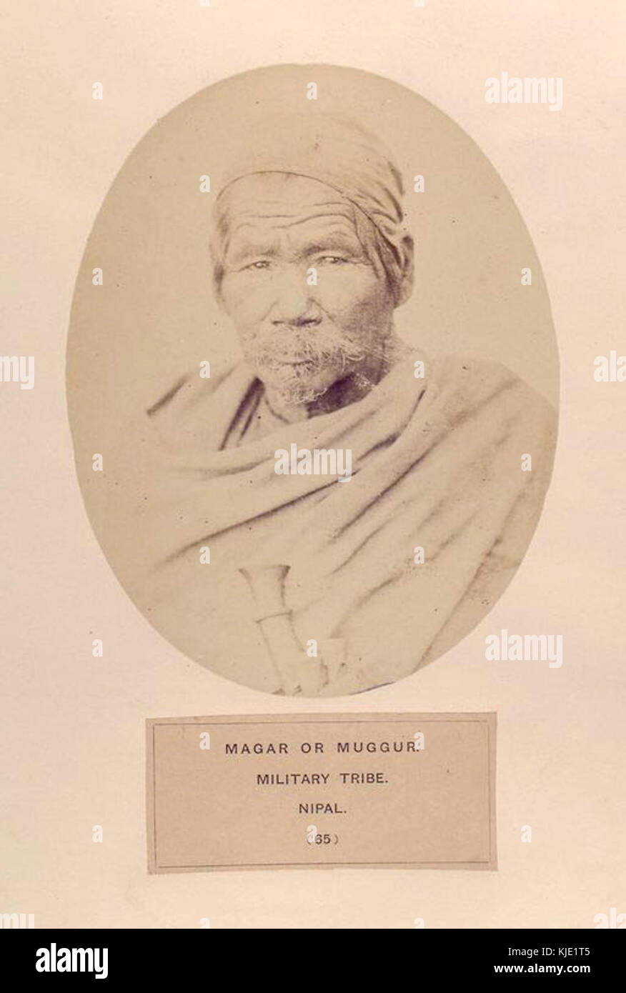 Magar or Muggur, military tribe, Nipal Stock Photo - Alamy