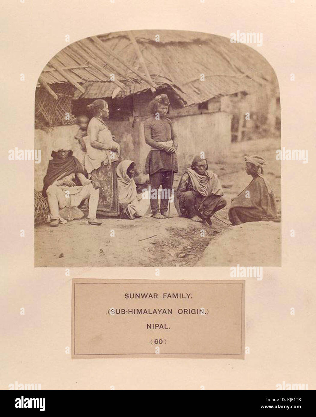 Sunwar family, (sub Himalayan origin), Nipal Stock Photo - Alamy