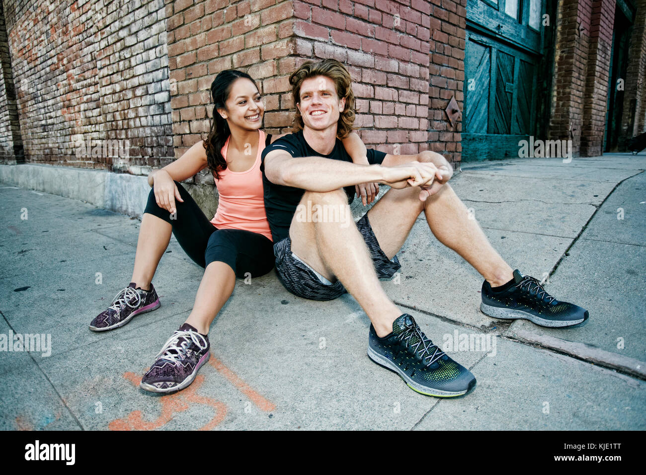 Leaning on corner of building hi-res stock photography and images - Alamy