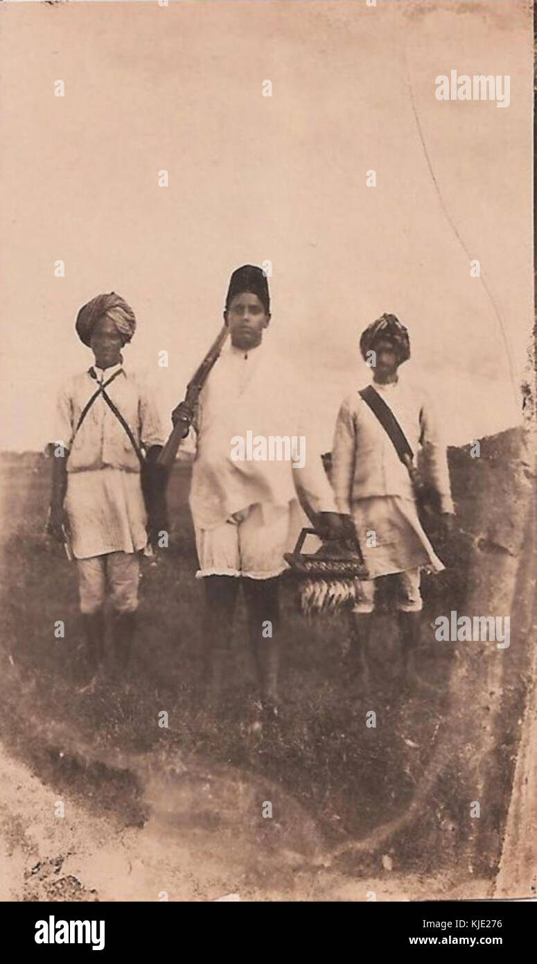 Hunting in India in the early 1900s (6 Stock Photo - Alamy