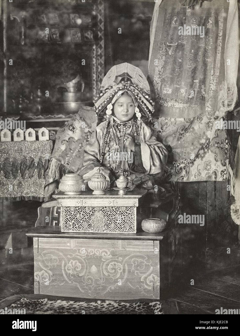 Maharani of Sikkim (c. 1900 Stock Photo - Alamy