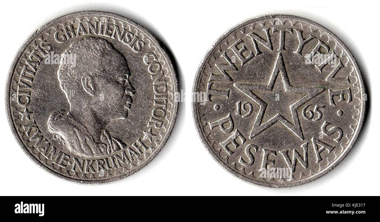 25 pesewas (1958 Stock Photo - Alamy