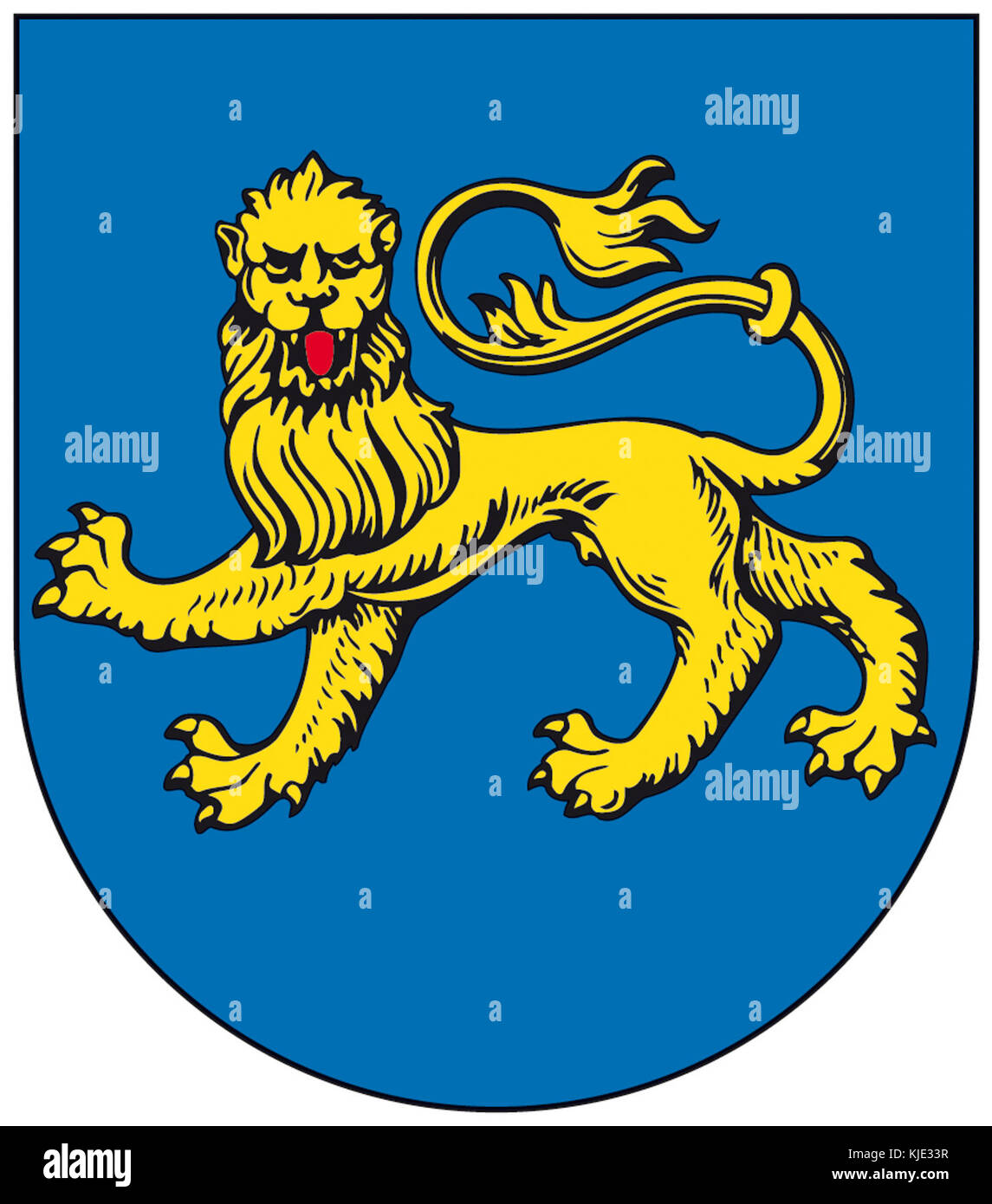 Varde coat of arms Stock Photo - Alamy