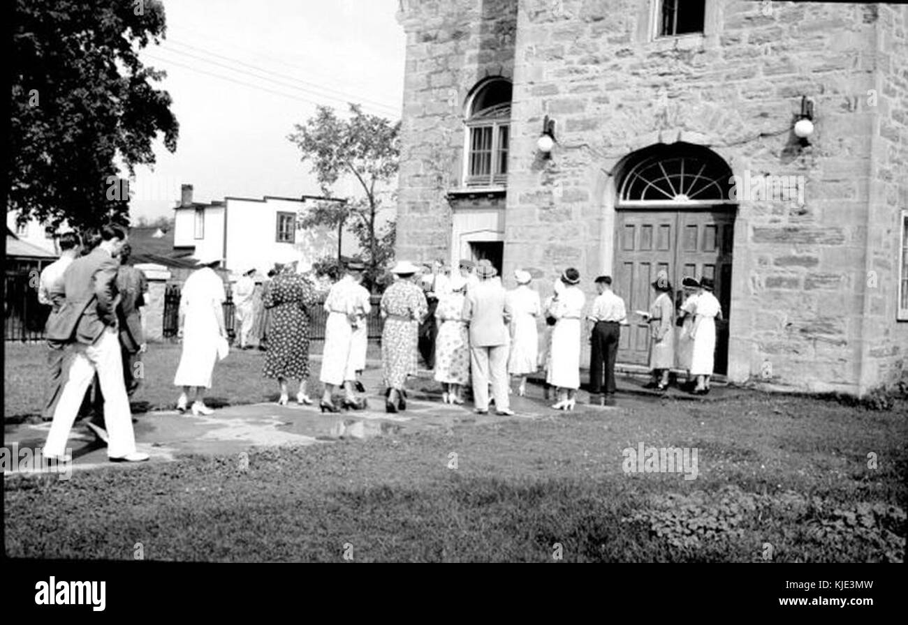 Indian Reservation. Indian Mission Church. Caughnawaga BAnQ P48S1P01419 ...