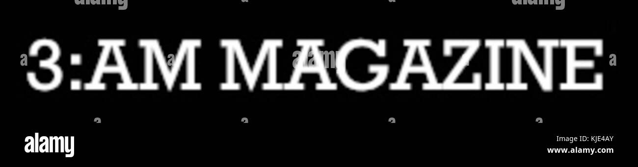 3 am magazine logo 2014 Stock Photo - Alamy