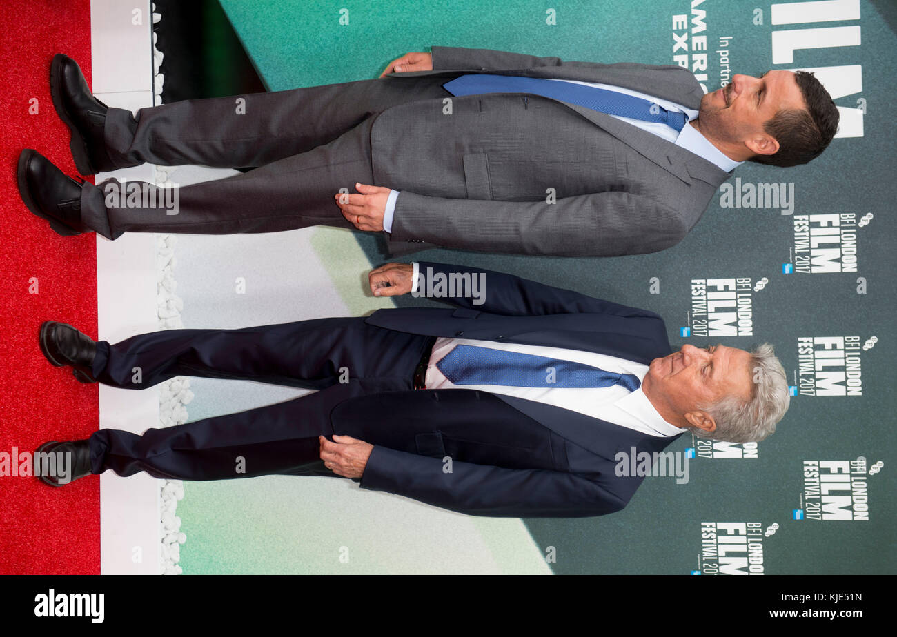 Adam Sandler and Dustin Hoffman at the 'The Meyerowitz Stories ...