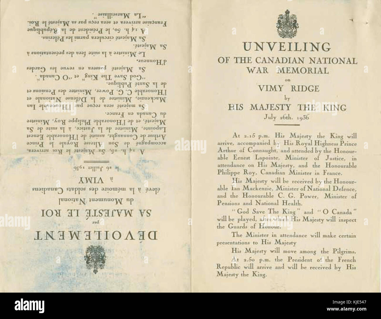 Official program cover hi-res stock photography and images - Alamy