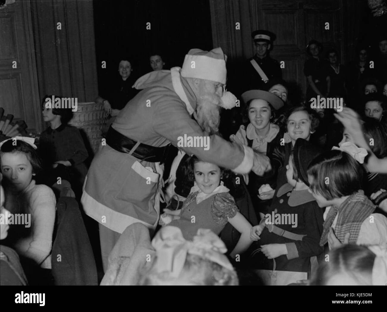 Christmas. Crippled Children XChristmas Party at the Mount Royal Santa ...