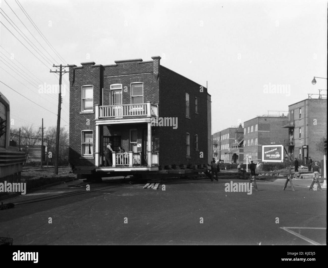 Vintage moving house Black and White Stock Photos & Images - Alamy