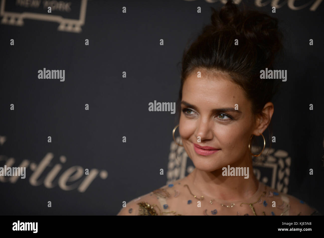 NEW YORK, NY - SEPTEMBER 07: Katie Holmes attends the Cartier Fifth ...
