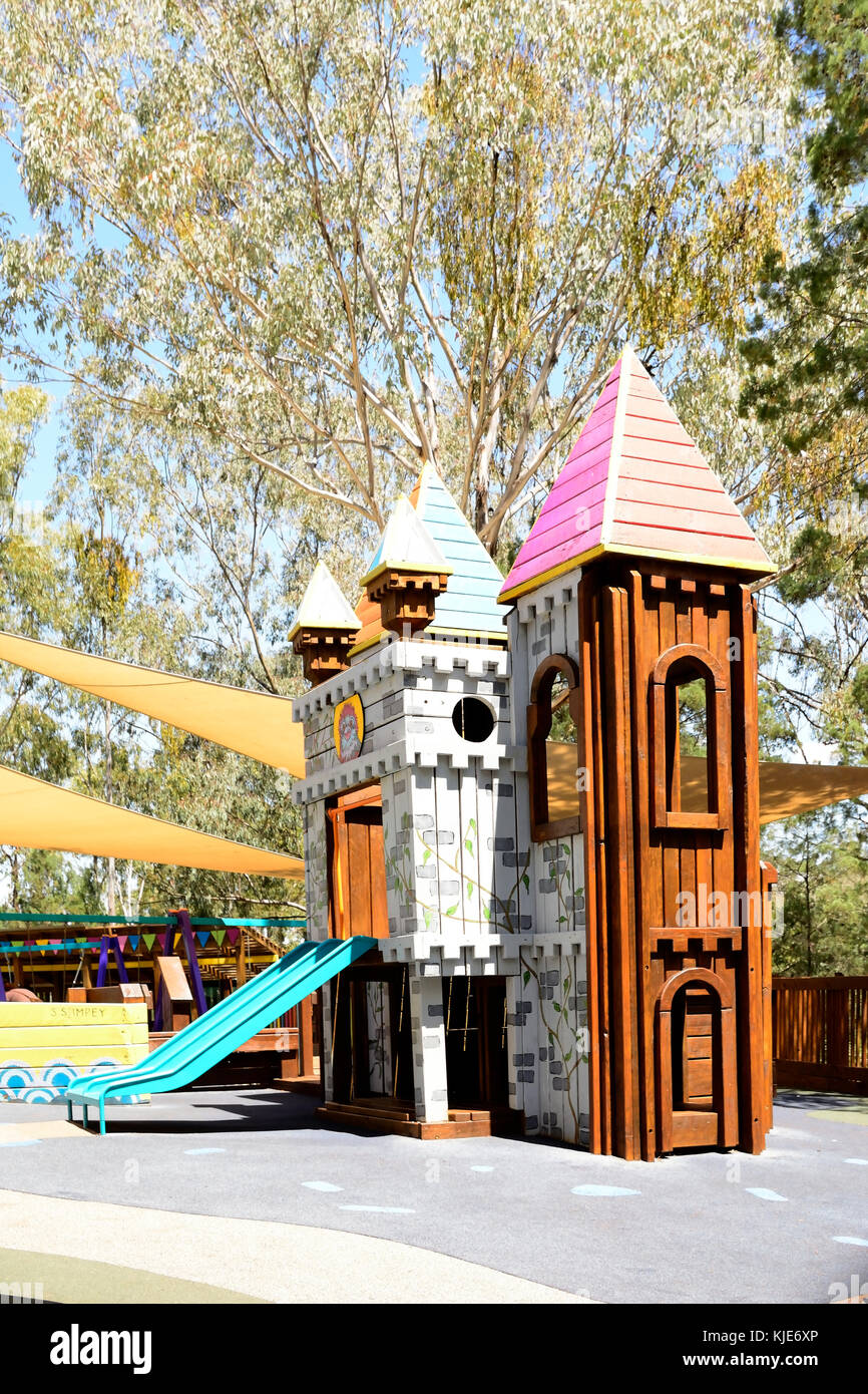 Children's Adventure Playground at the Marsupial Park Tamworth ...