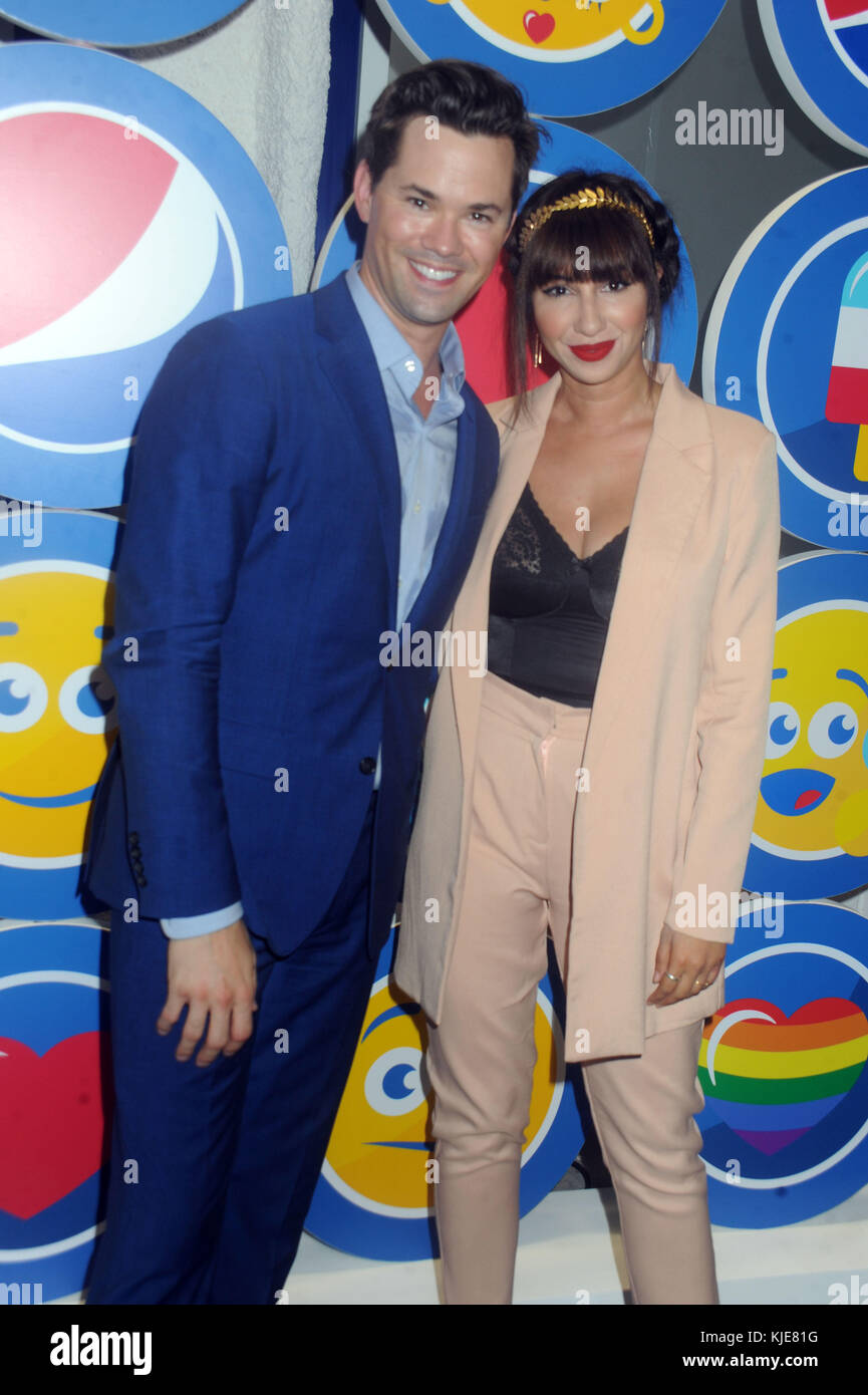 NEW YORK, NY - JULY 14: Andrew Rannells, Jackie Cruz attends Love: from ...