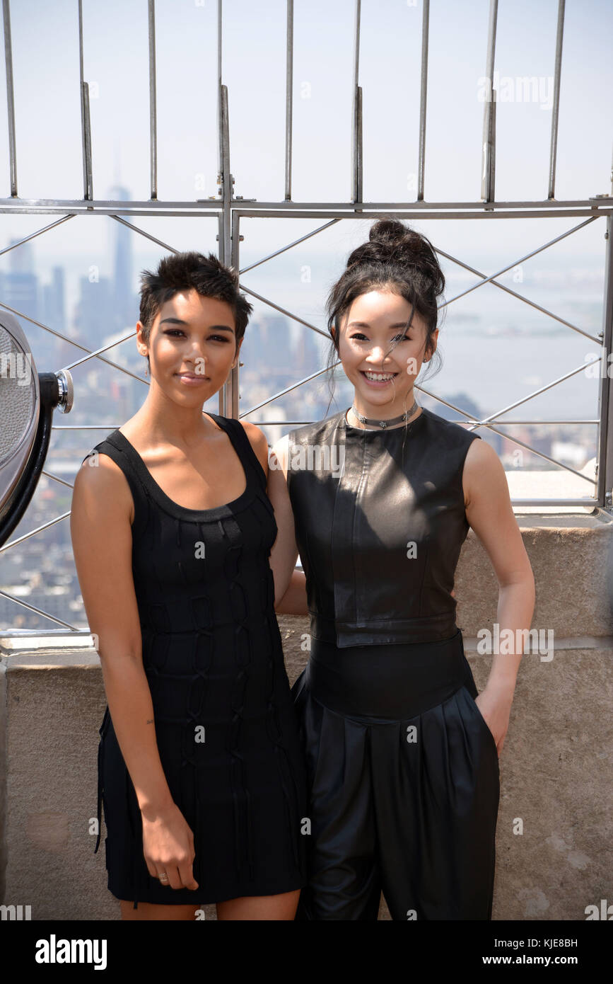 NEW YORK, NY - MAY 25: Alexandra Shipp, Lana Condor of 'X-Men ...