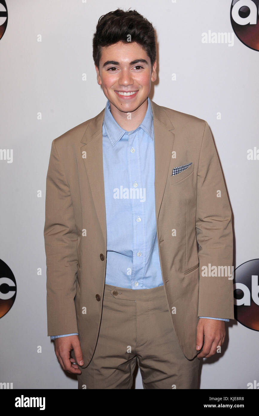 NEW YORK, NY - MAY 17: Noah Galvin attends 2016 ABC Upfront at David ...