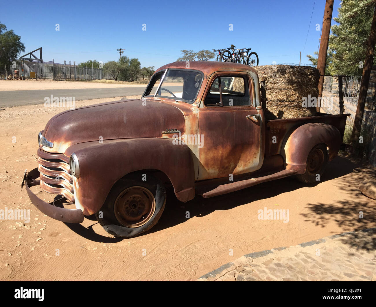 Rusting Old Truck in Helmeringhausen, Namibia Stock Photo - Alamy