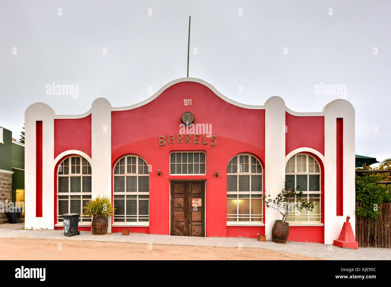 German style colonial building in Luderitz, Namibia Stock Photo - Alamy