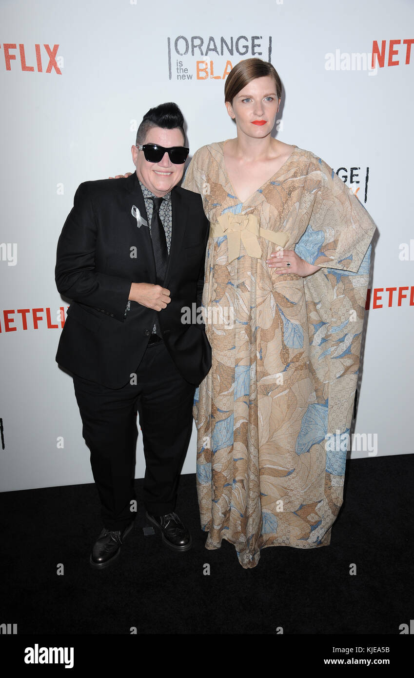 NEW YORK, NY - JUNE 16: Lea DeLaria, Chelsea Fairless attends the ...