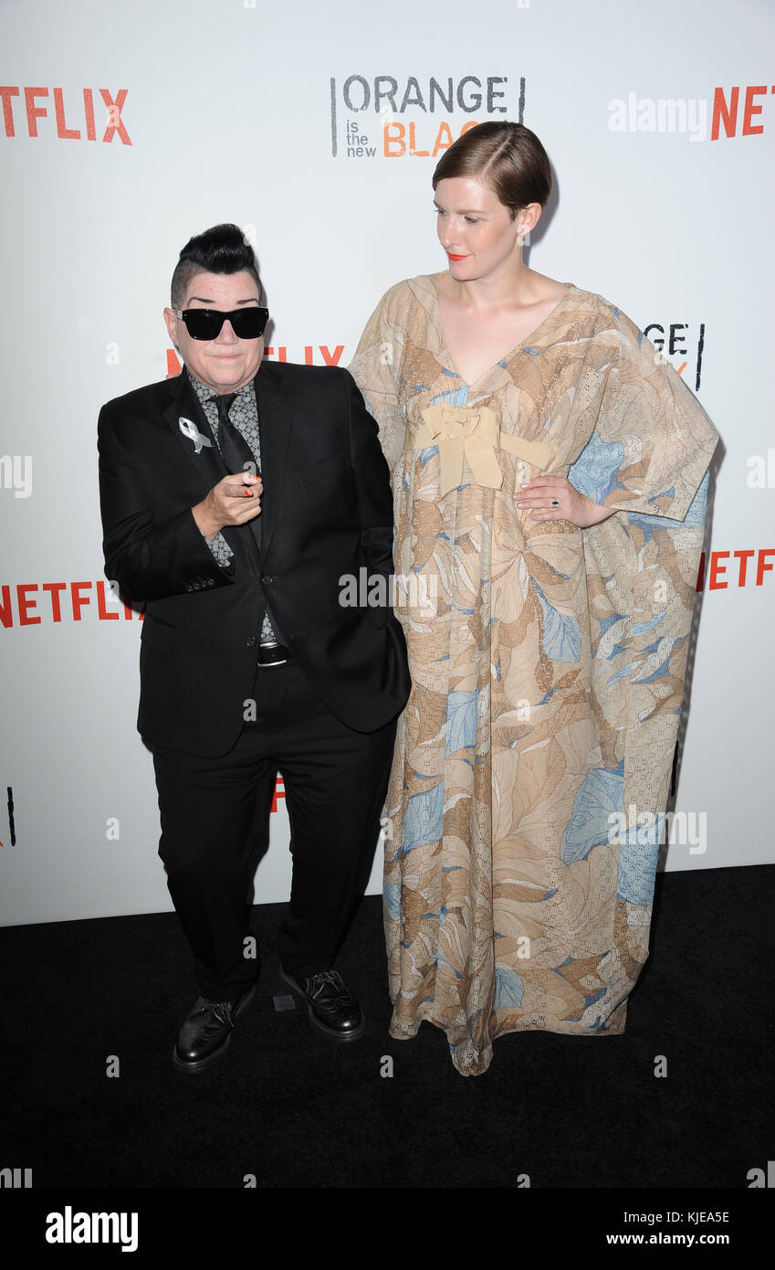 NEW YORK, NY - JUNE 16: Lea DeLaria, Chelsea Fairless attends the ...