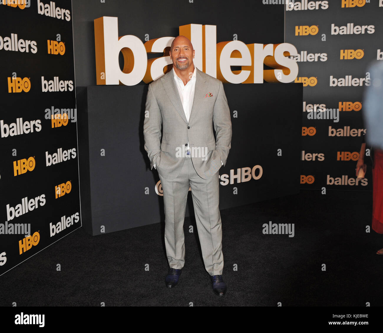 MIAMI BEACH, FL - JULY 14: Dwayne Johnson attends the HBO Ballers ...