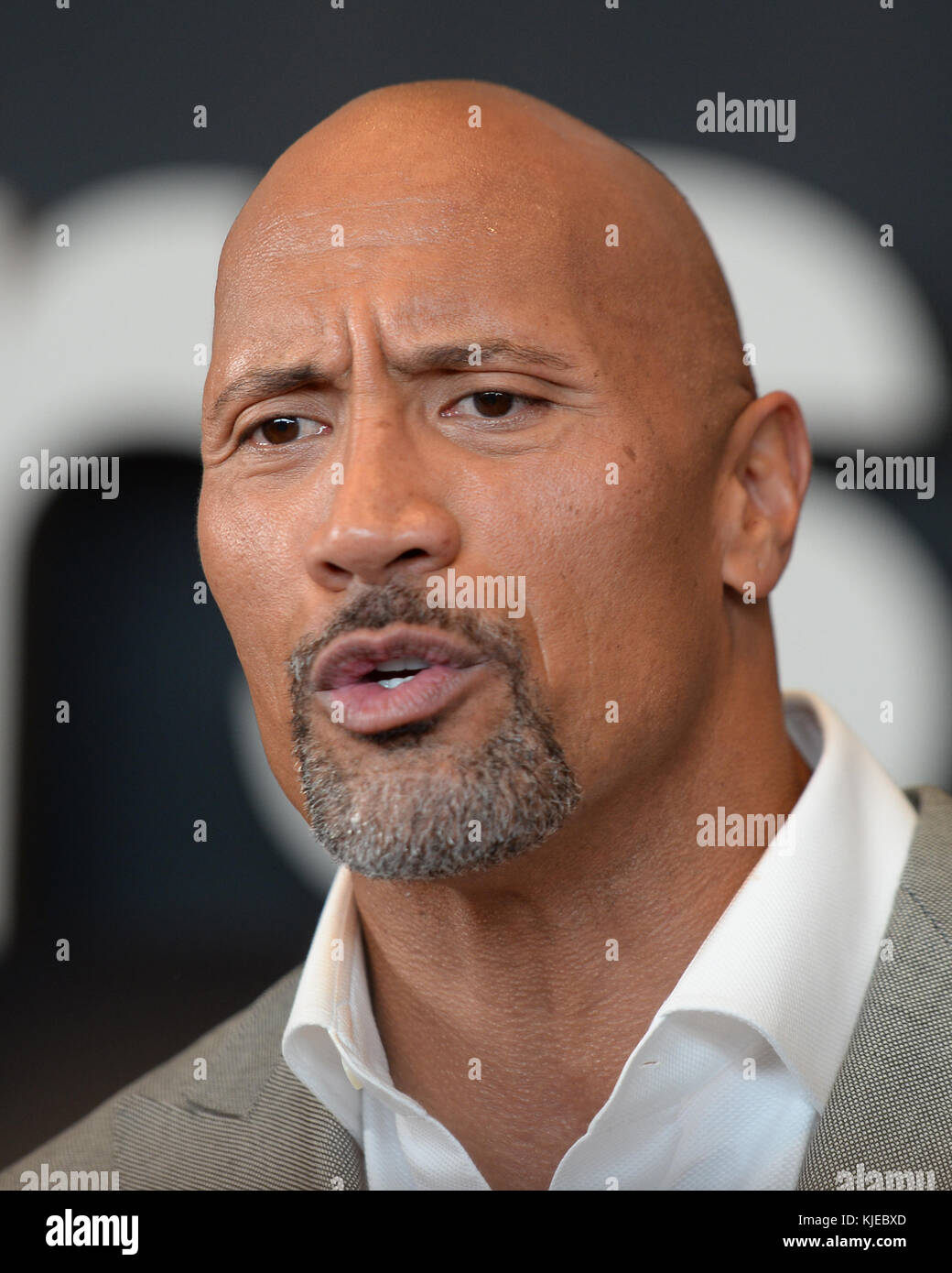 MIAMI BEACH, FL - JULY 14: Dwayne Johnson attends the HBO Ballers ...