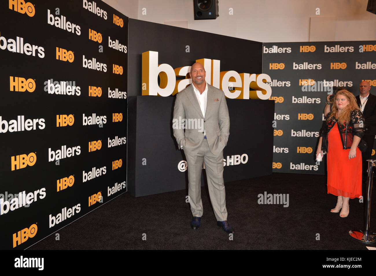 MIAMI BEACH, FL - JULY 14: Dwayne Johnson attends the HBO Ballers ...