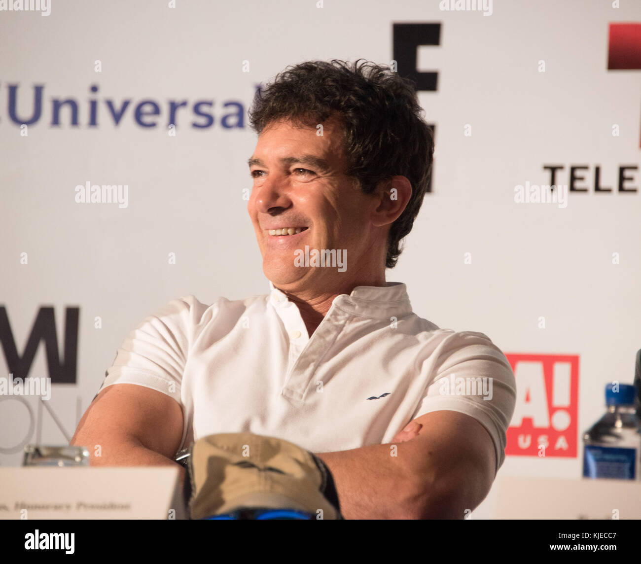 MIAMI, FL - JUNE 01: Actor Antonio Banderas. José Antonio Domínguez ...