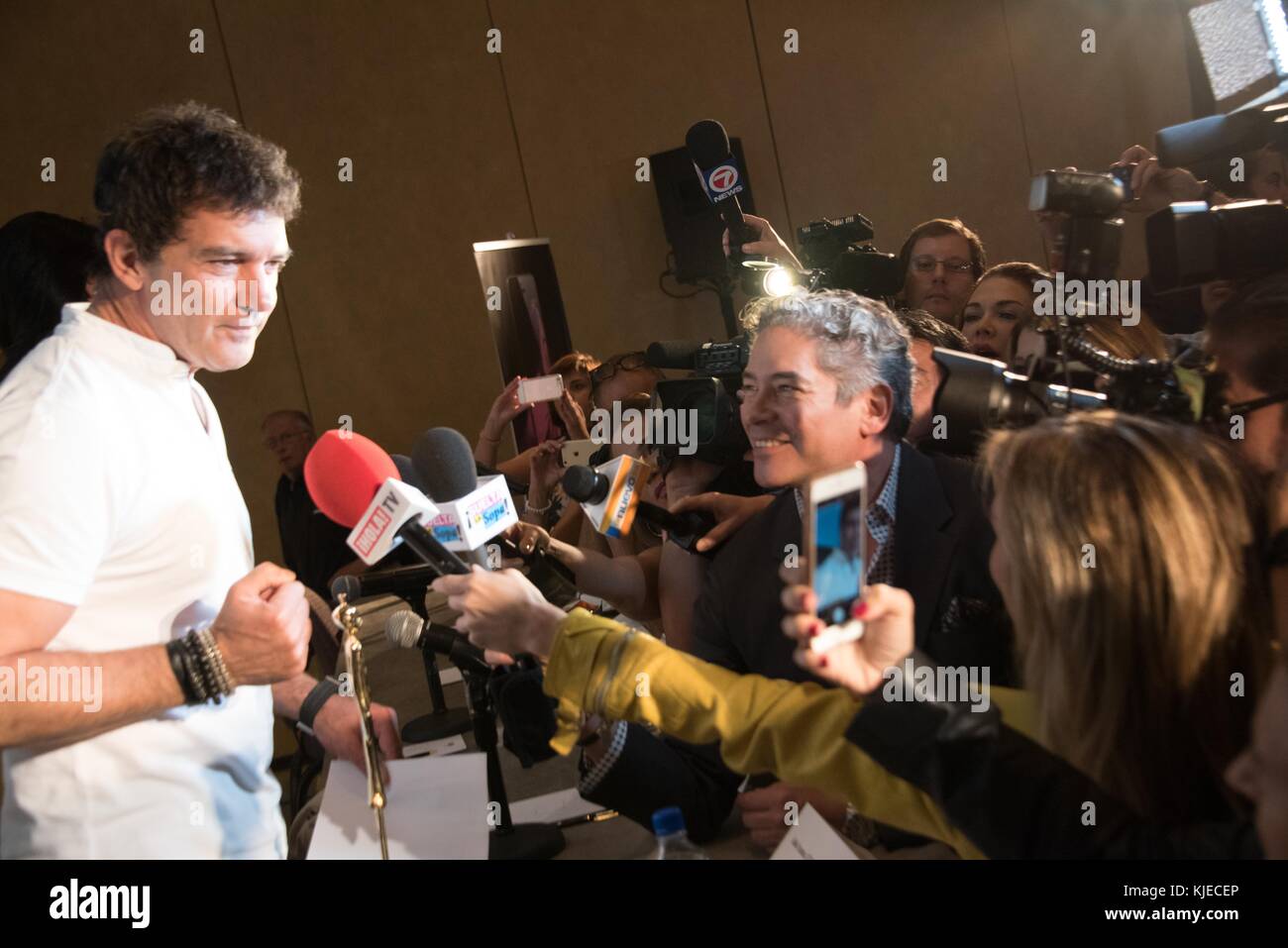 MIAMI, FL - JUNE 01: Actor Antonio Banderas. José Antonio Domínguez ...