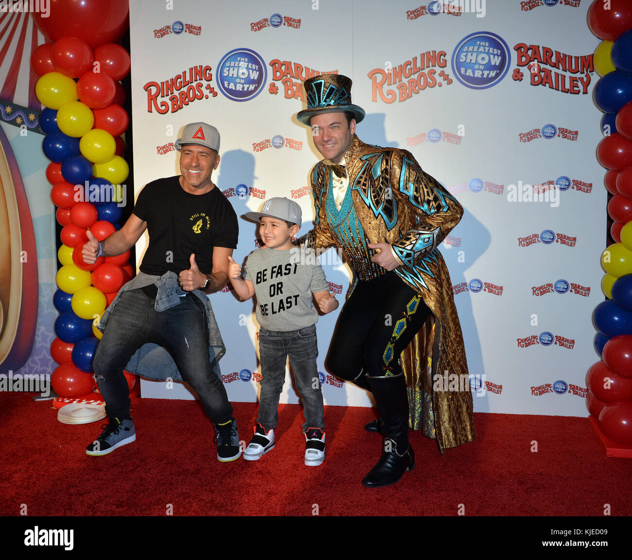 MIAMI, FL - JANUARY 15: Jorge Bernal attends the Ringling Bros. and ...