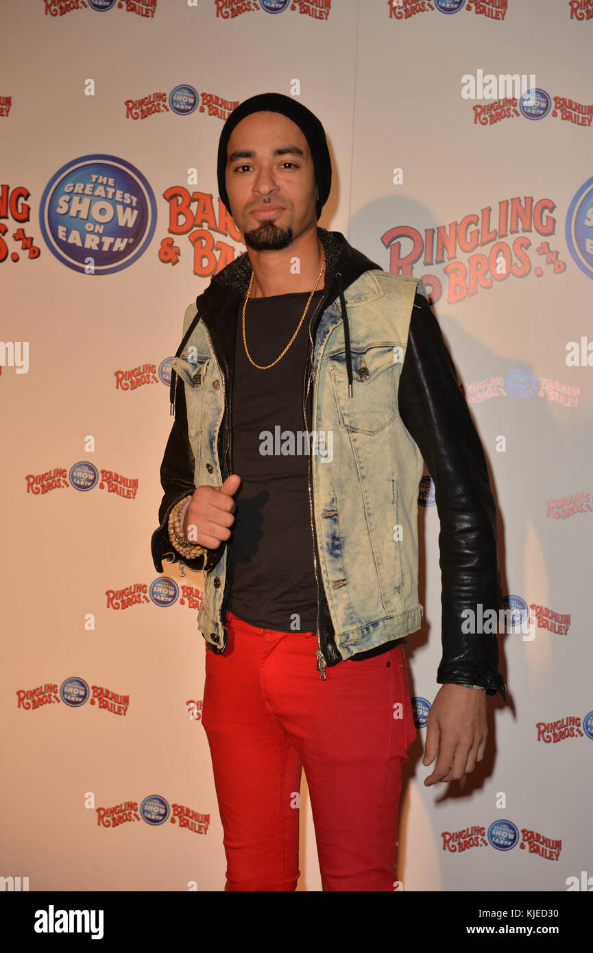 MIAMI, FL - JANUARY 15: Motiff attends the Ringling Bros. and Barnum ...