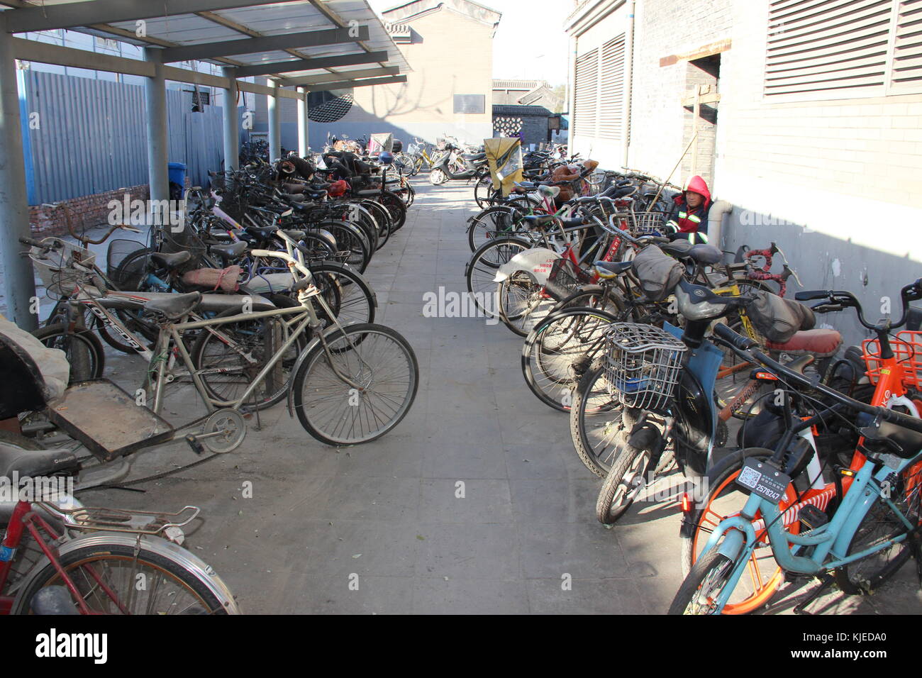 Bicycles in Beijing, China Stock Photo - Alamy